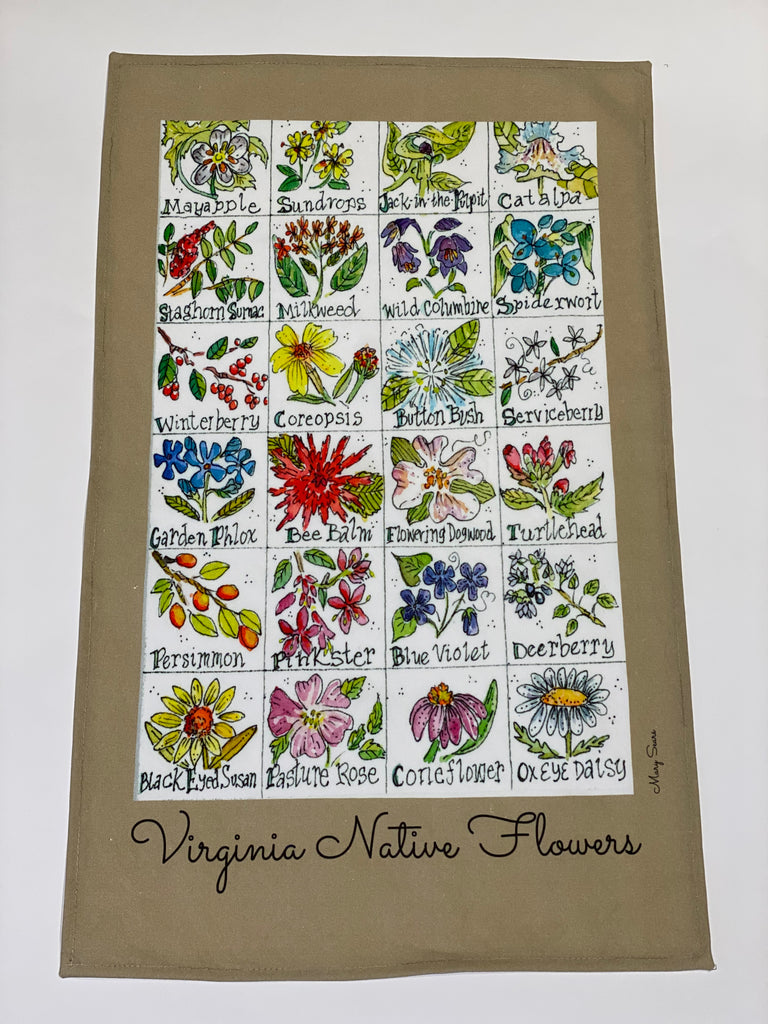 Virginia Native Plants Tea Towel – Glorious Goblets