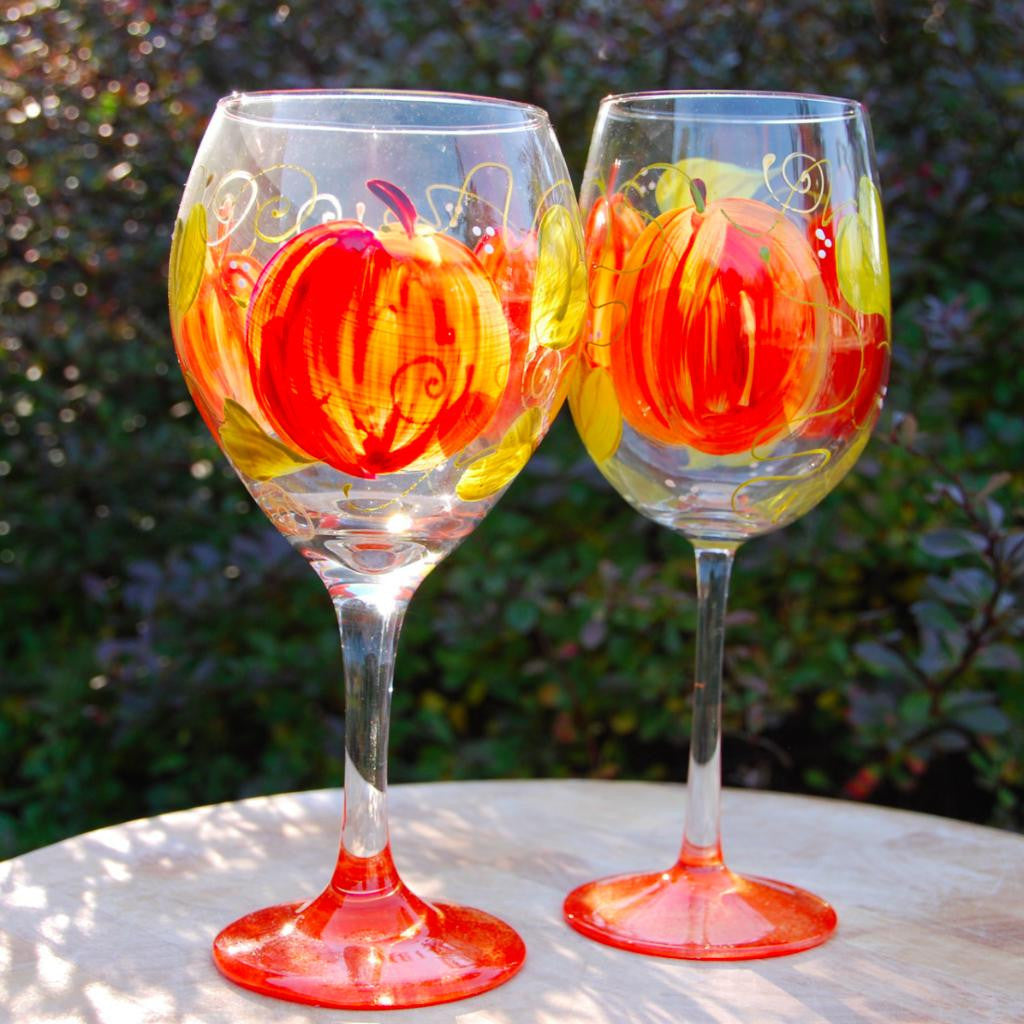 Fun and unique hand painted wine glasses and gifts – Glorious Goblets