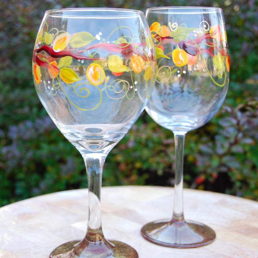 Fun and unique hand painted wine glasses and gifts – Glorious Goblets